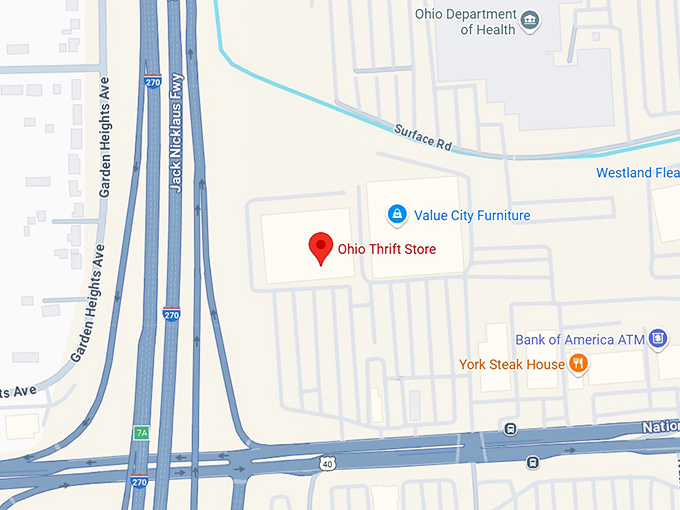 16. ohio thrift store map