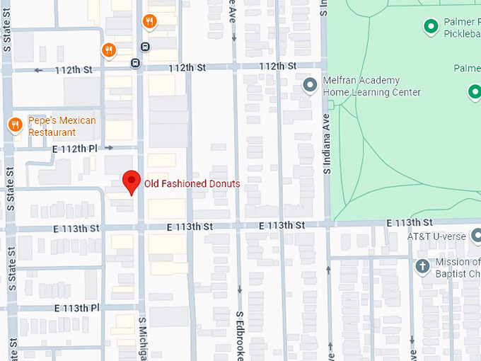 16. old fashioned donuts map