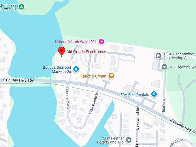 16. old florida fish house map