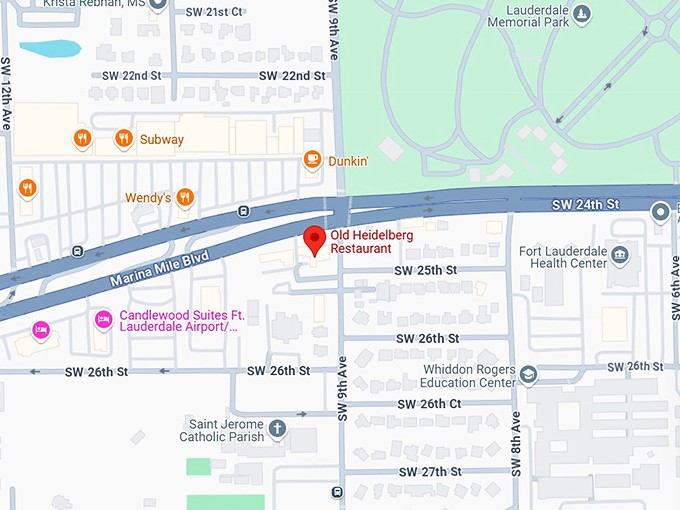 16. old heidelberg restaurant map