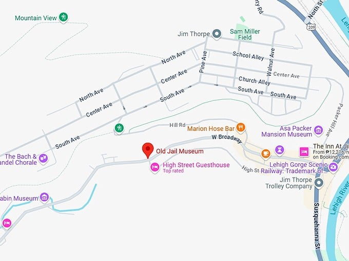 16. old jail museum map