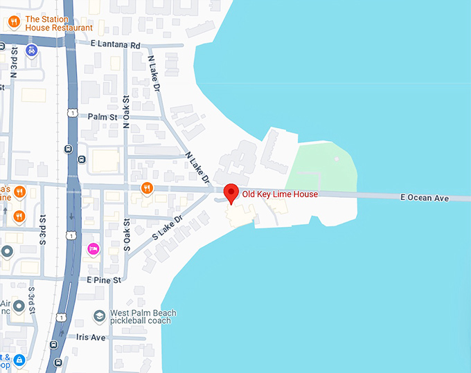 16. old key lime house map