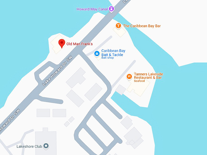 16. old man frank's map