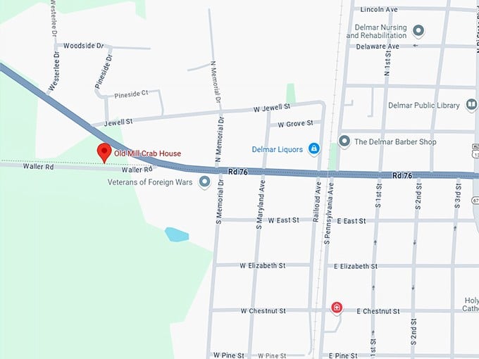 16. old mill crab house map