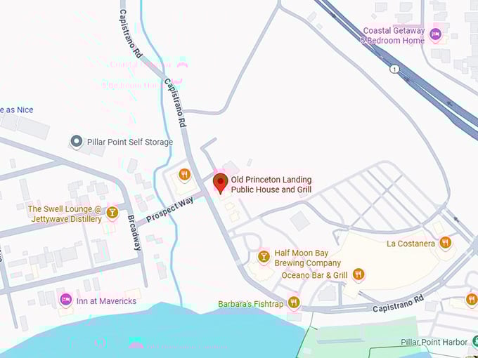 16. old princeton landing public house and grill map