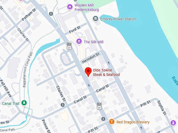 16. olde towne steak & seafood map