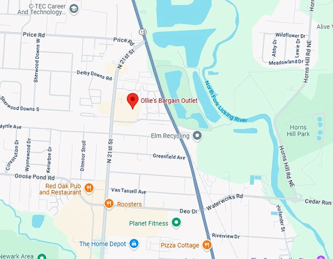 16. ollie's bargain outlet map