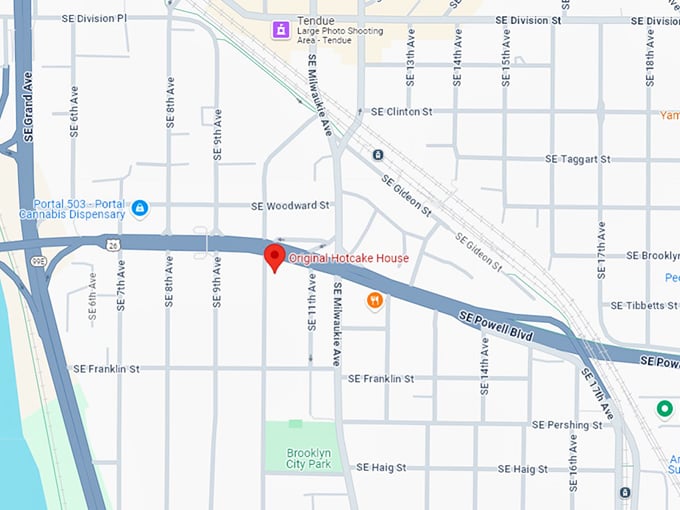 16. original hotcake house map