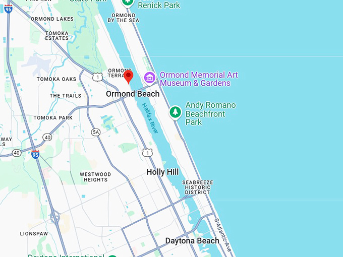 16. ormond beach map