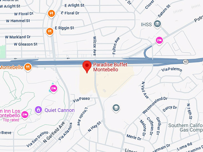 16. paradise buffet montebello map