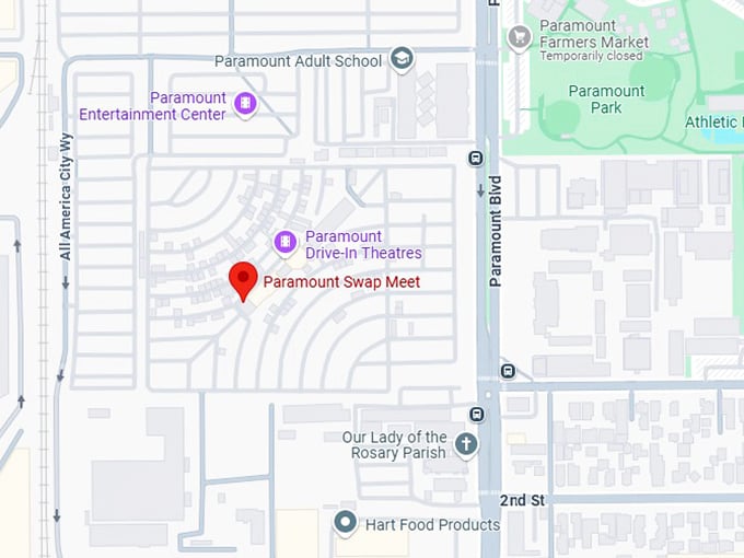 16. paramount swap meet map