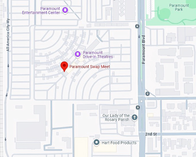 16. paramount swap meet map
