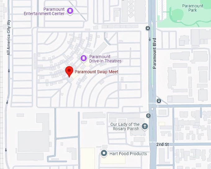 16. paramount swap meet map