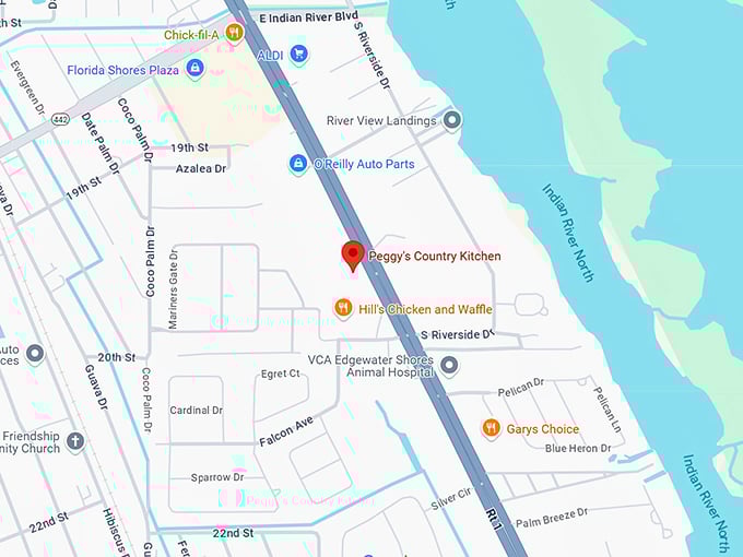 16. peggy's country kitchen map