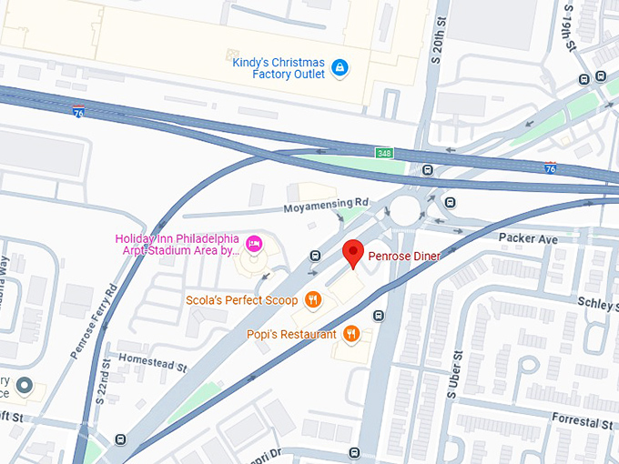 16. penrose diner map