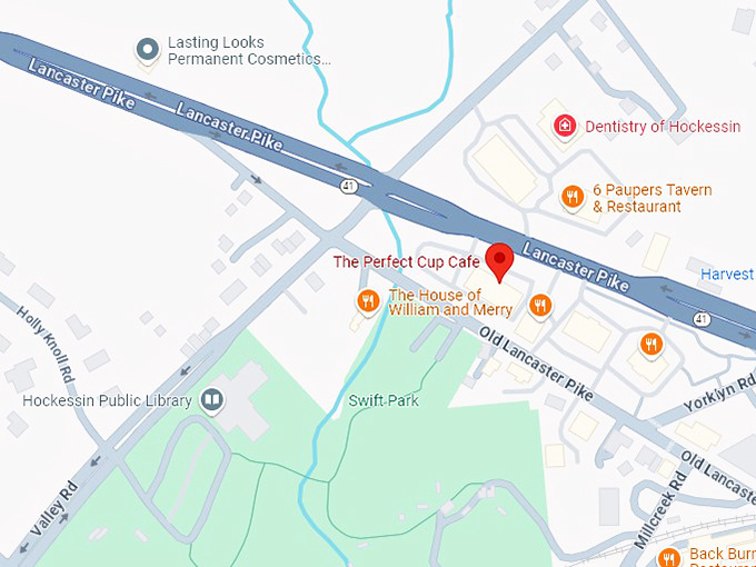 16. perfect cup cafe map