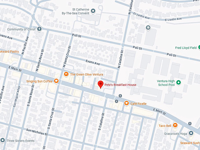 16. pete's breakfast house map