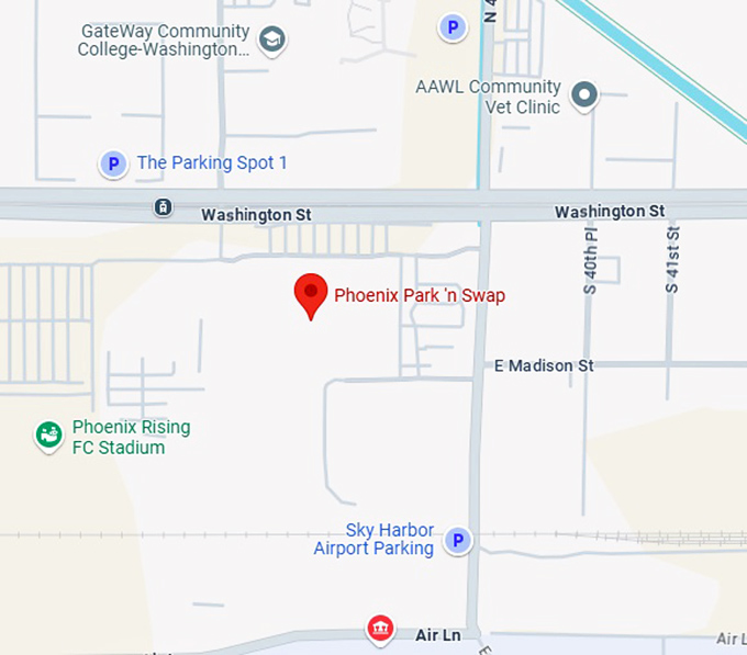 16. phoenix park 'n swap map