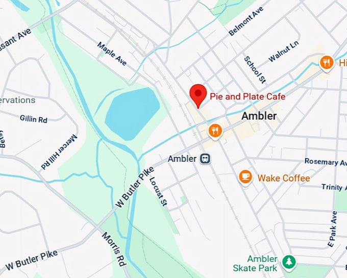 16. pie and plate cafe map