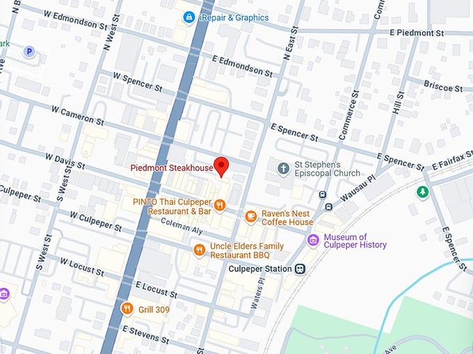 16. piedmont steakhouse map