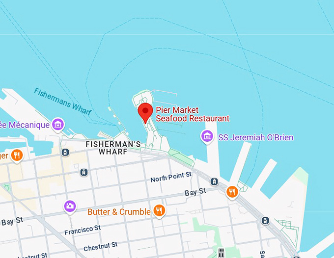 16. pier market seafood restaurant map