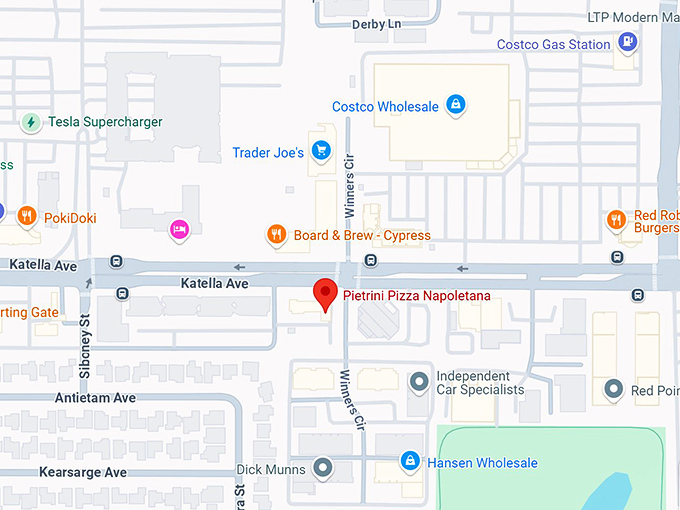 16. pietrini pizza napoletana map