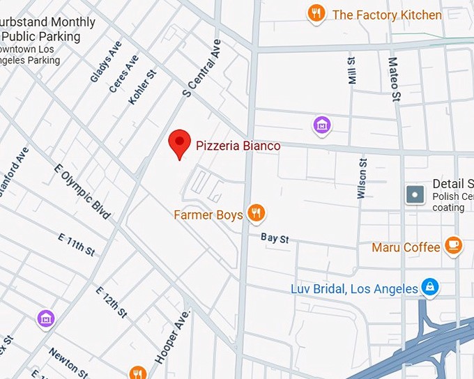 16. pizzeria bianco map