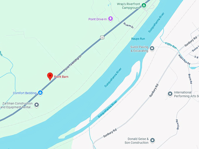 16. point barn map
