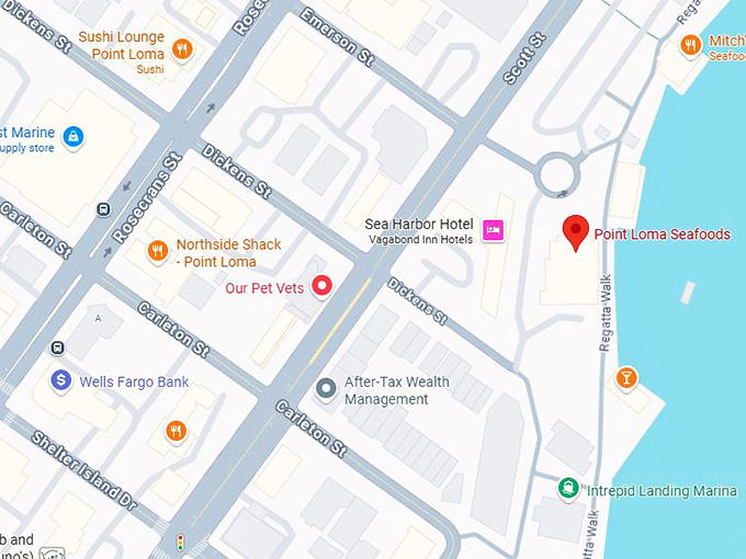 16. point loma seafoods map
