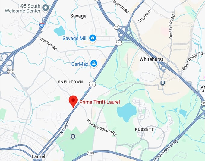 16. prime thrift laurel map