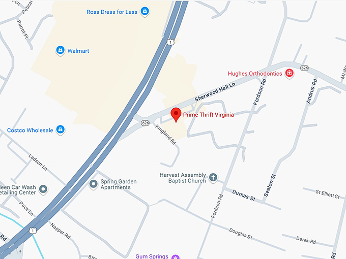 16. prime thrift virginia map