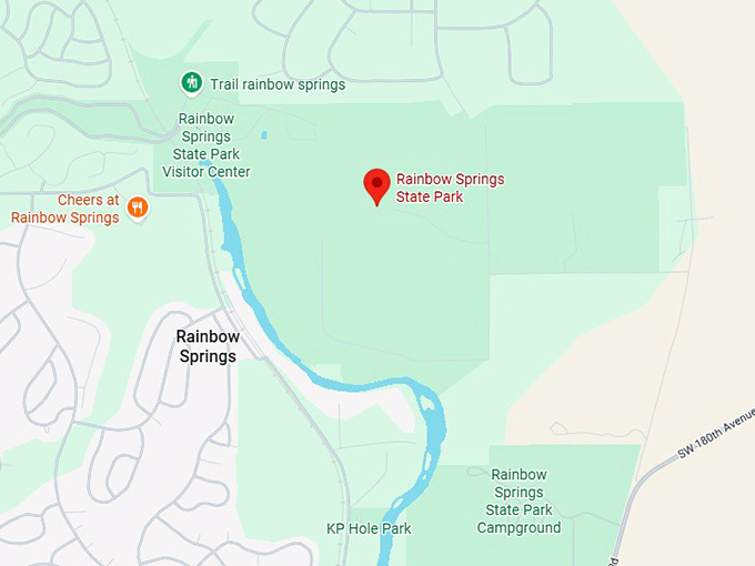 16. rainbow springs map