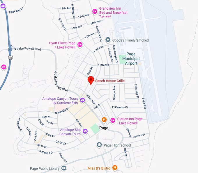 16. ranch house grille map
