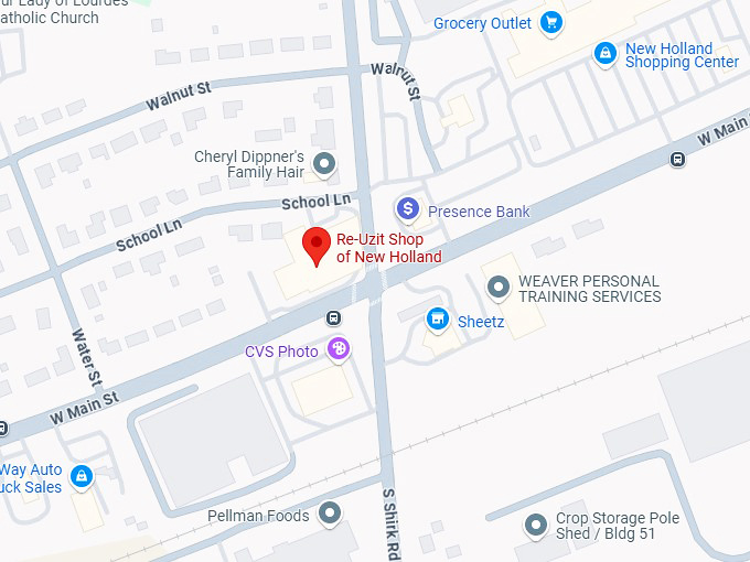 re uzit shop of new holland map