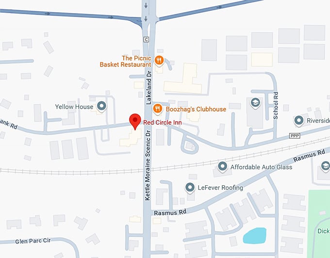 16. red circle inn map