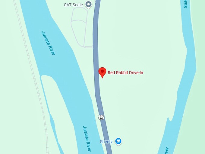 16. red rabbit drive in map