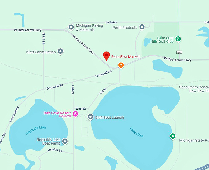 16. reits flea market map