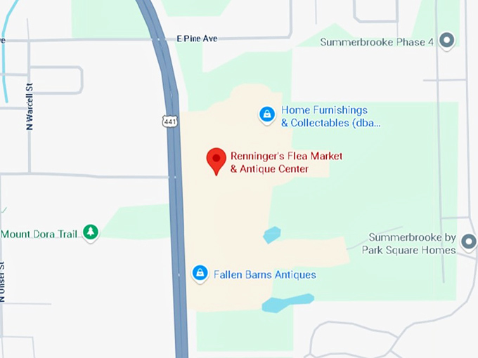 16. renninger's flea market & antique center map