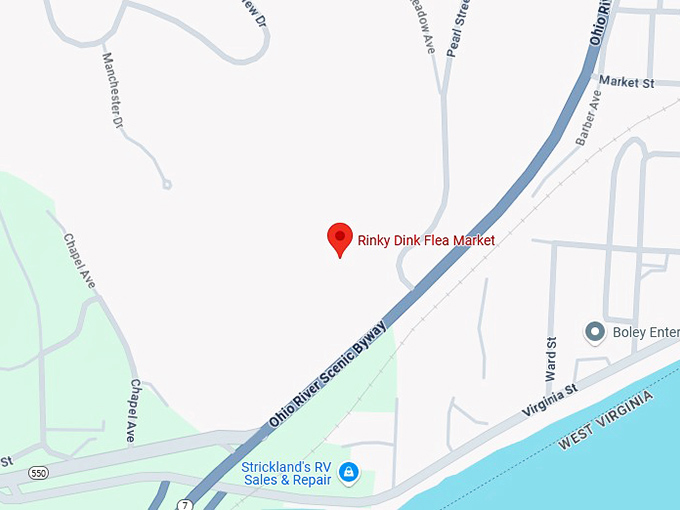 16. rinky dink flea market map