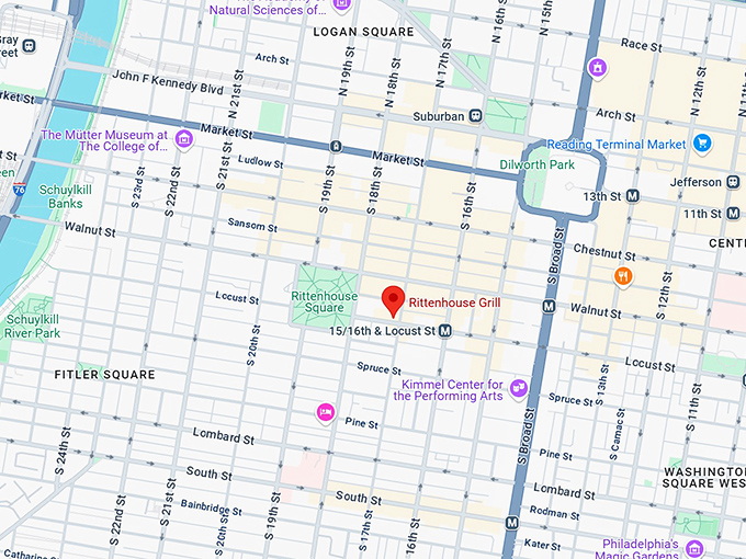 16. rittenhouse grill map