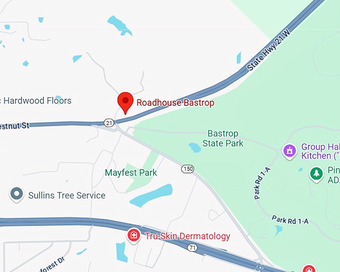 16. roadhouse bastrop map