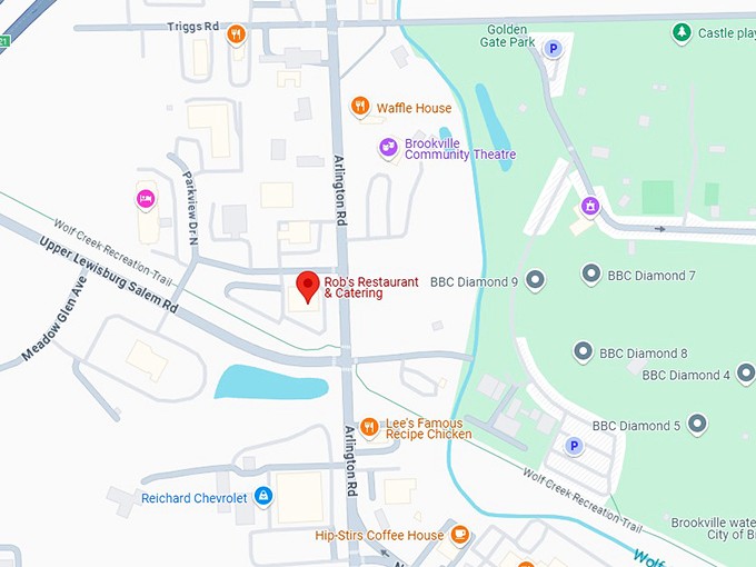 16. rob's restaurant & catering map