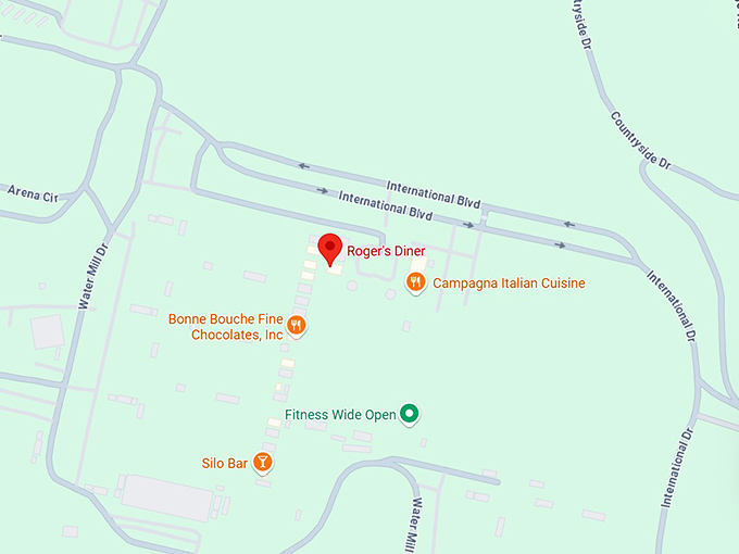 16. roger&rsquo;s diner map