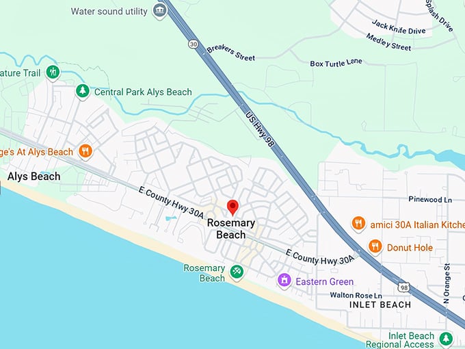 16. rosemary beach fl map