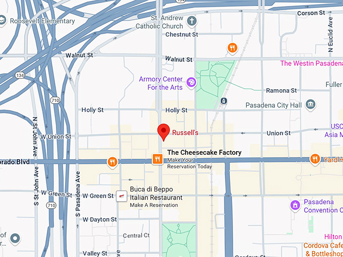 16. russell&rsquo;s map