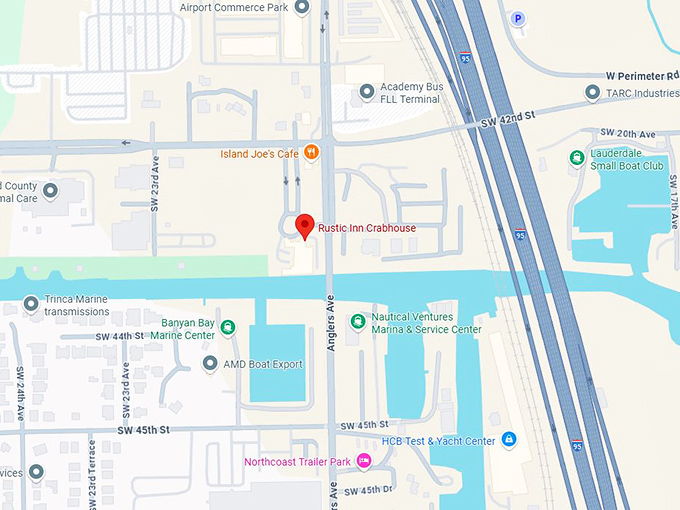 16. rustic inn crabhouse map