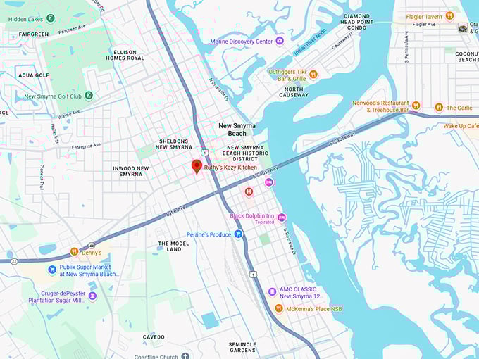 16. ruthy's kozy kitchen map