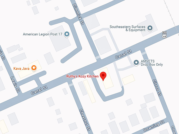 16. ruthy's kozy kitchen map