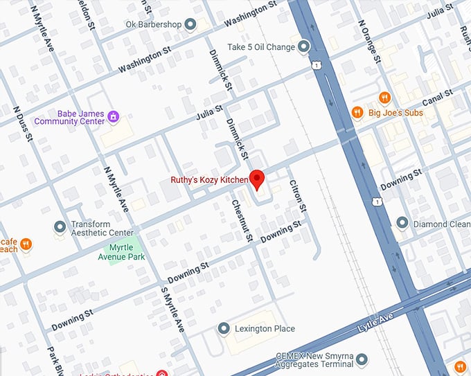 16. ruthy's kozy kitchen map