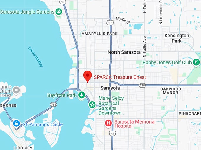 sparcc treasure chest map